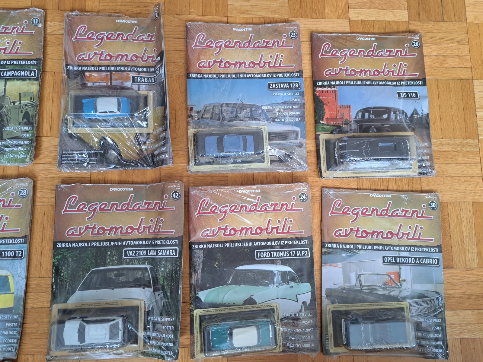 LEGENDARNI AVTOMOBILI DeAGOSTINI - RAZL. MODELI NA VOLJO - ZAPAKIRANO