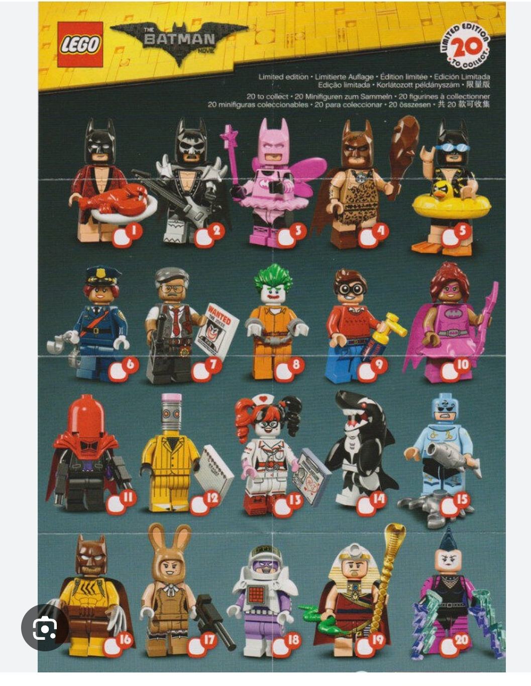 LEGO 71017 komplet, nov