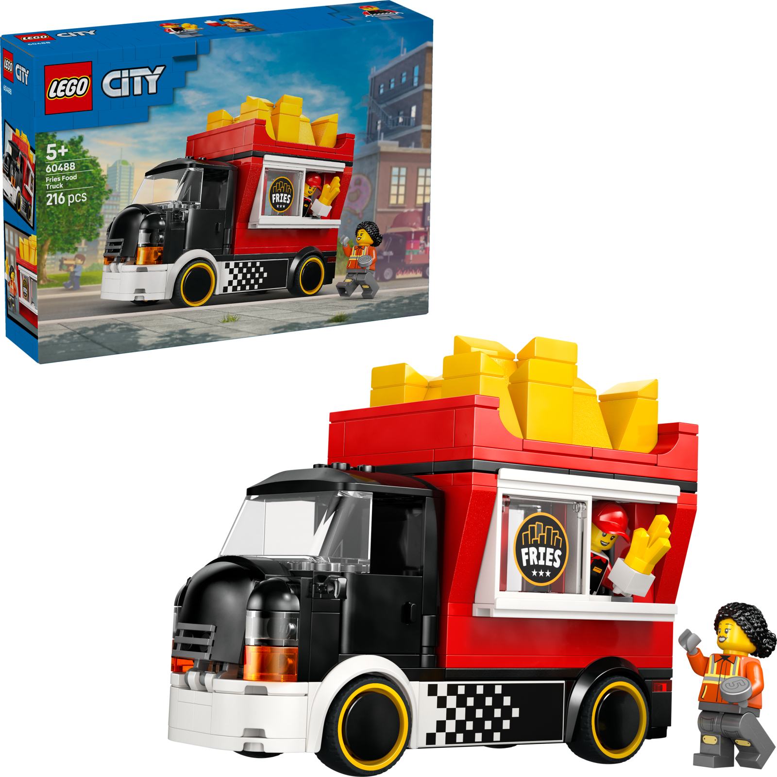 LEGO City Fries Food Truck številka 60488 - novo