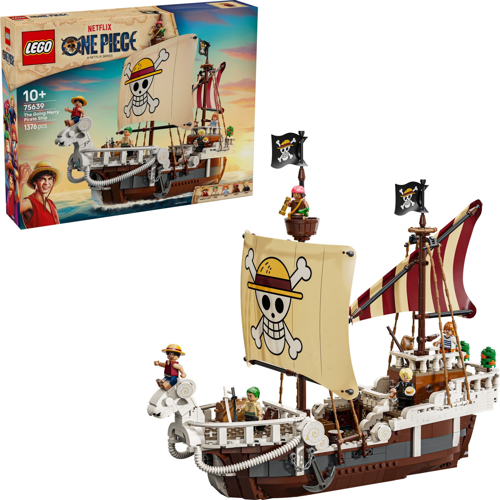 LEGO One Piece The Going Merry Pirate Ship številka 75639 - novo