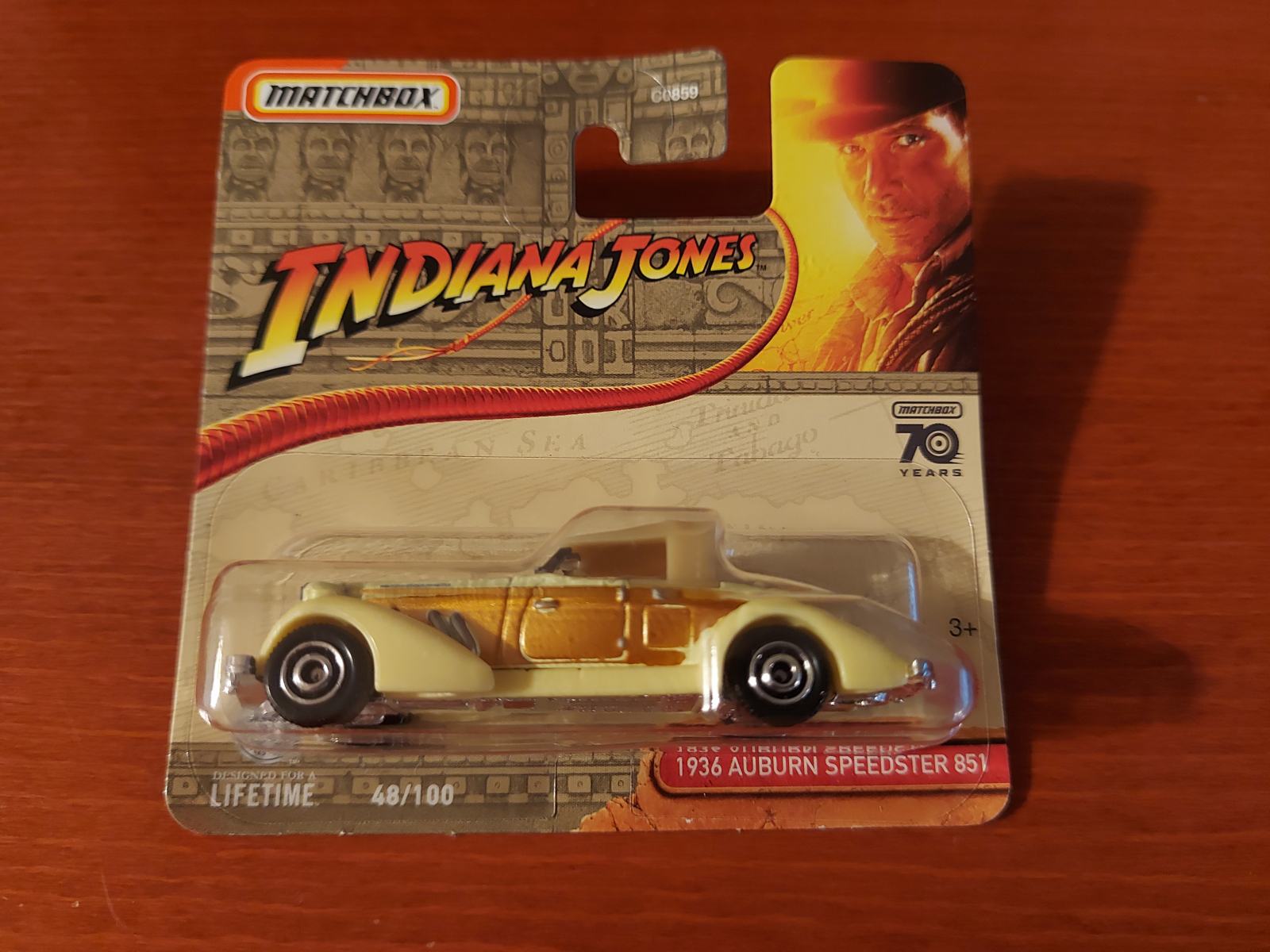 MATCHBOX 1936 AUBURN SPEEDSTER 851 INDIANA JONES AVTOMOBILČEK MODEL