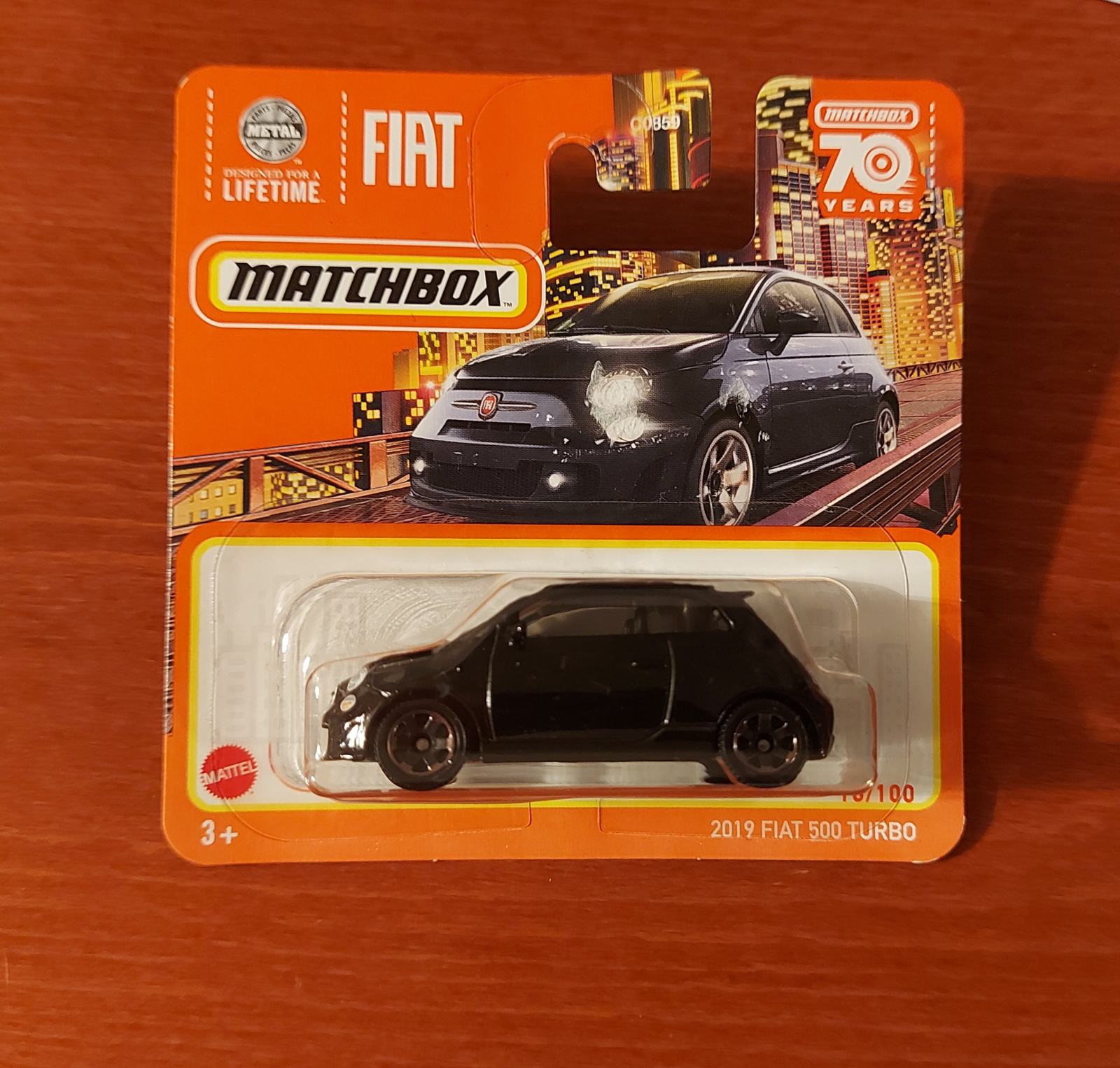 MATCHBOX FIAT 500 TURBO AVTOMOBILČEK MODEL