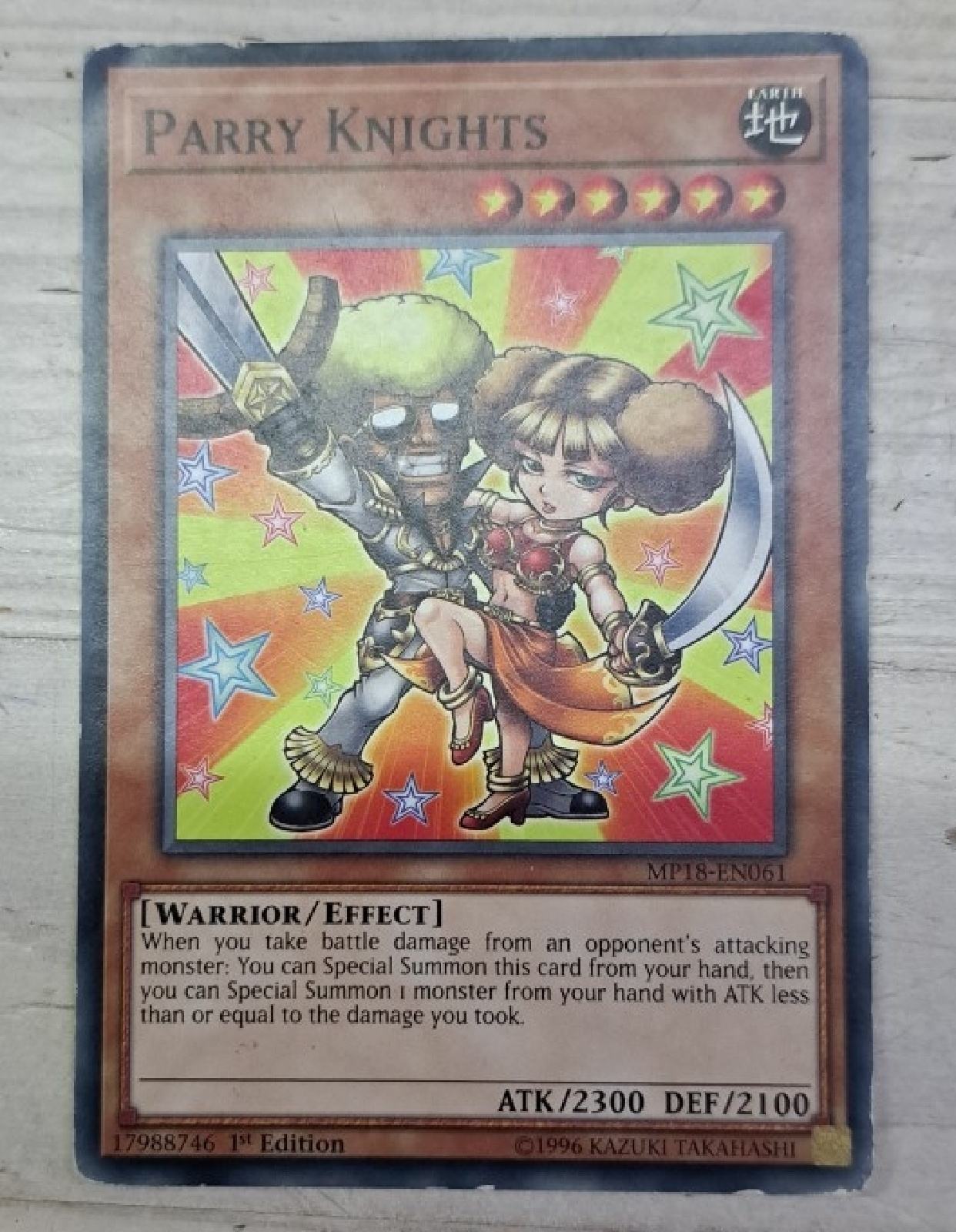 yugioh karta Parry Knights