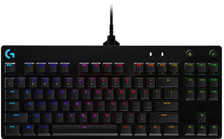 Logitech G PRO GX Blue Clicky žična igralna tipkovnica s slovenskimi t
