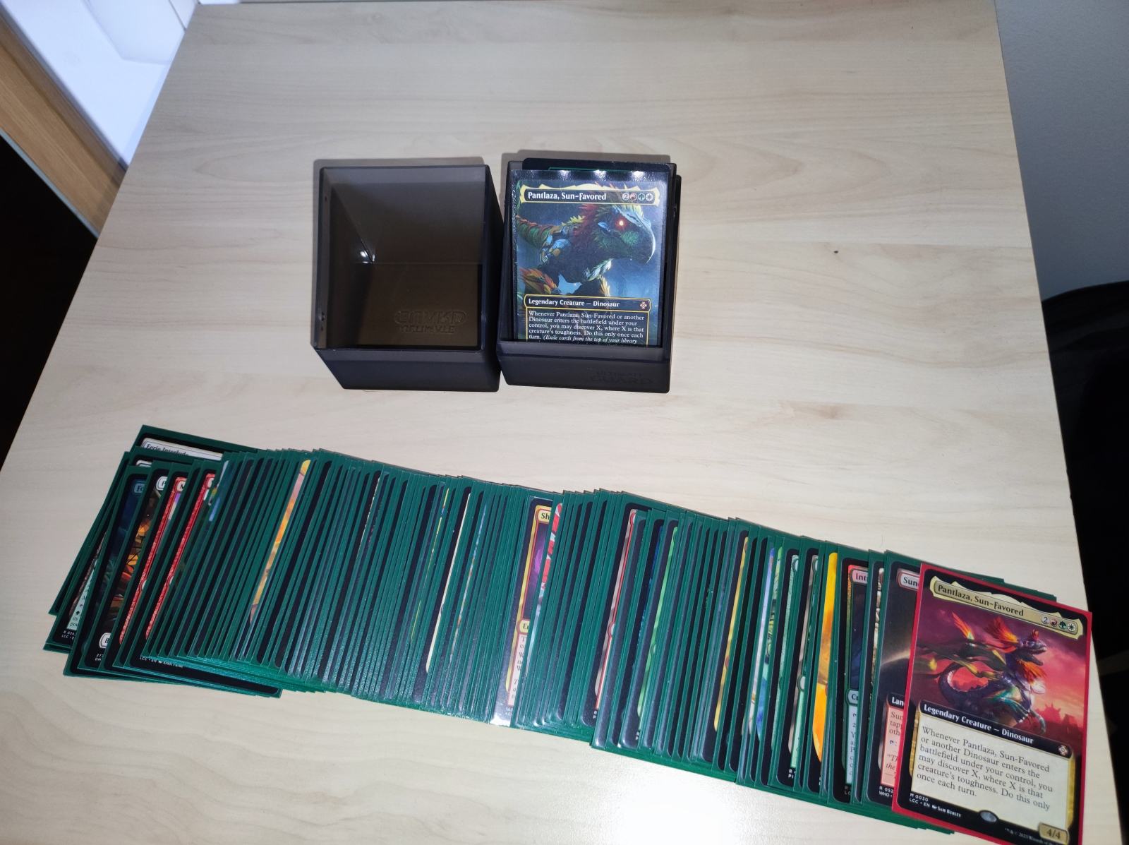 MTG Magic the Gathering Commander deck Pantlaza, Sun-Favored