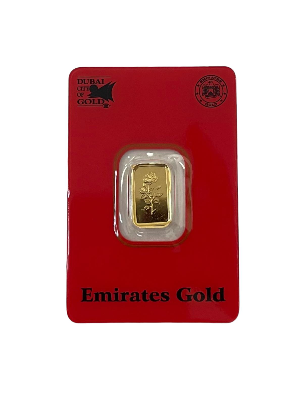 Naložbeno zlato Emirates Gold 24K 999.9/1000; masa=1g (Večja količina)