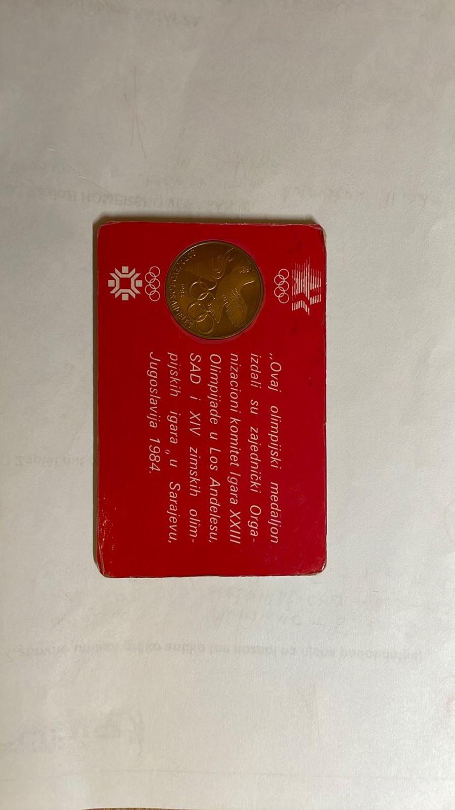 Olimpijske igre kovanec (Sarahevo 1984)