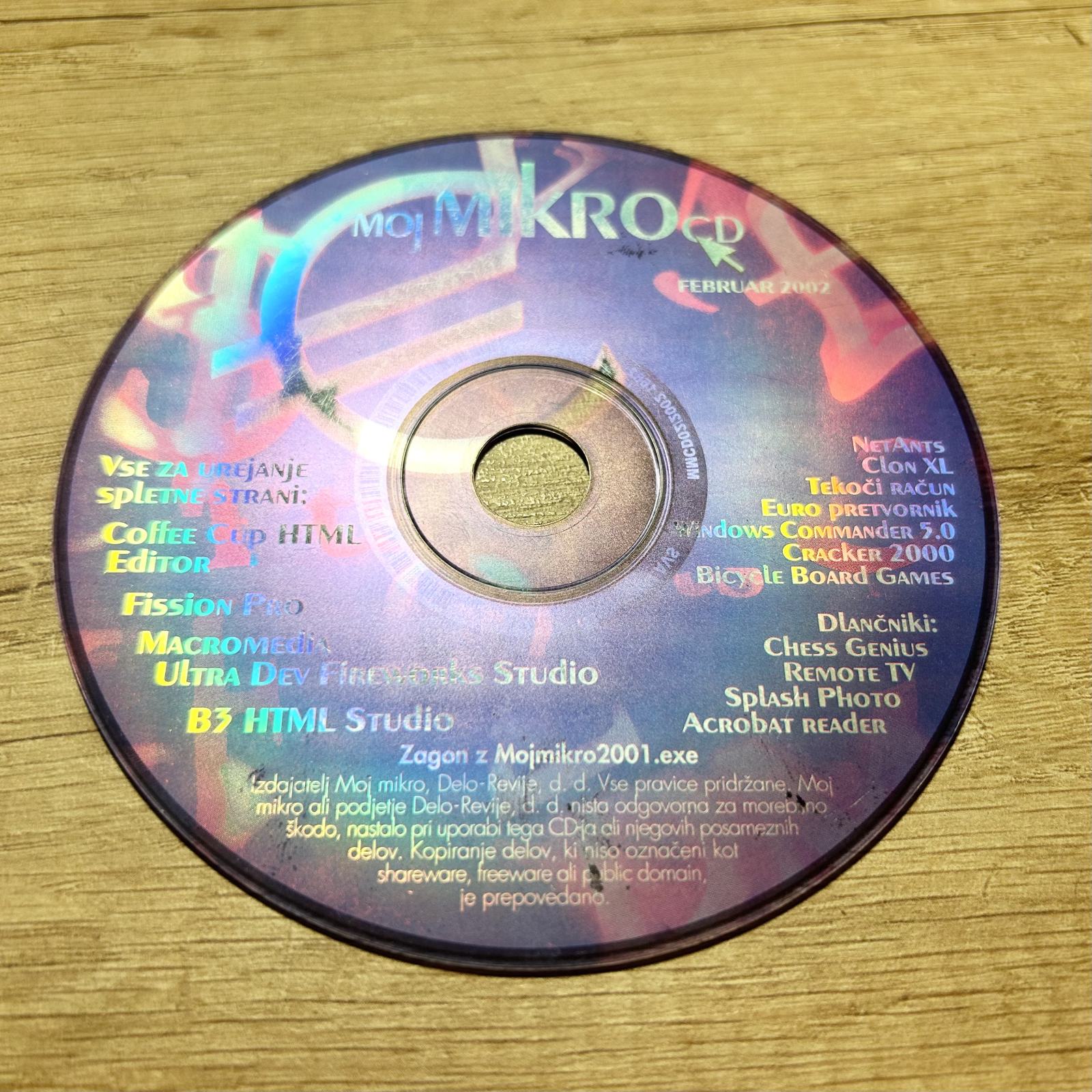 Originalni MOJ MIKRO CD - februar 2002 - prodam