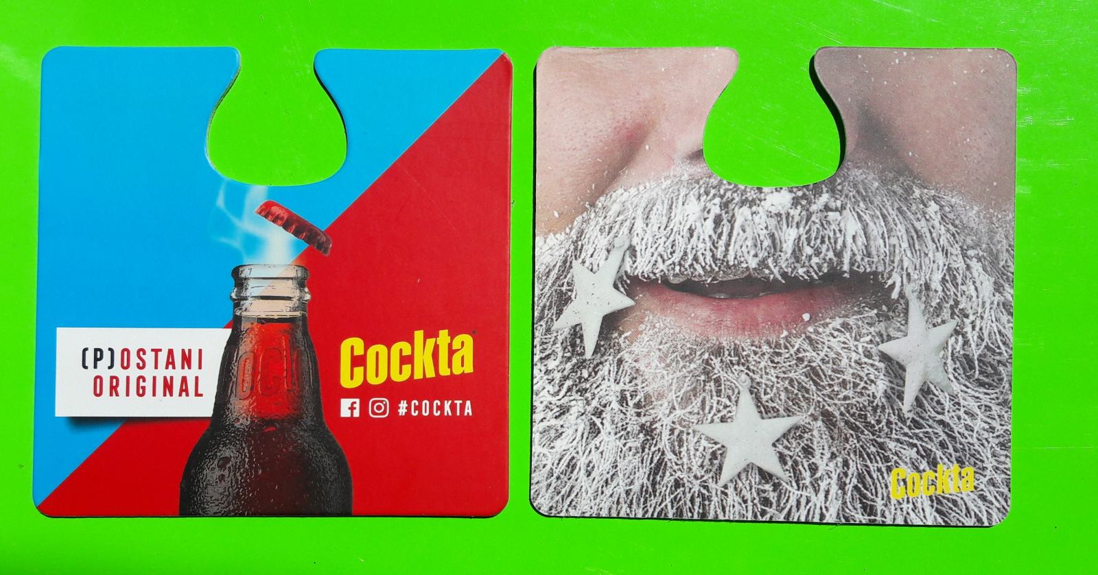 Podstavek za pijačo COCKTA pijača naše in vaše mladosti