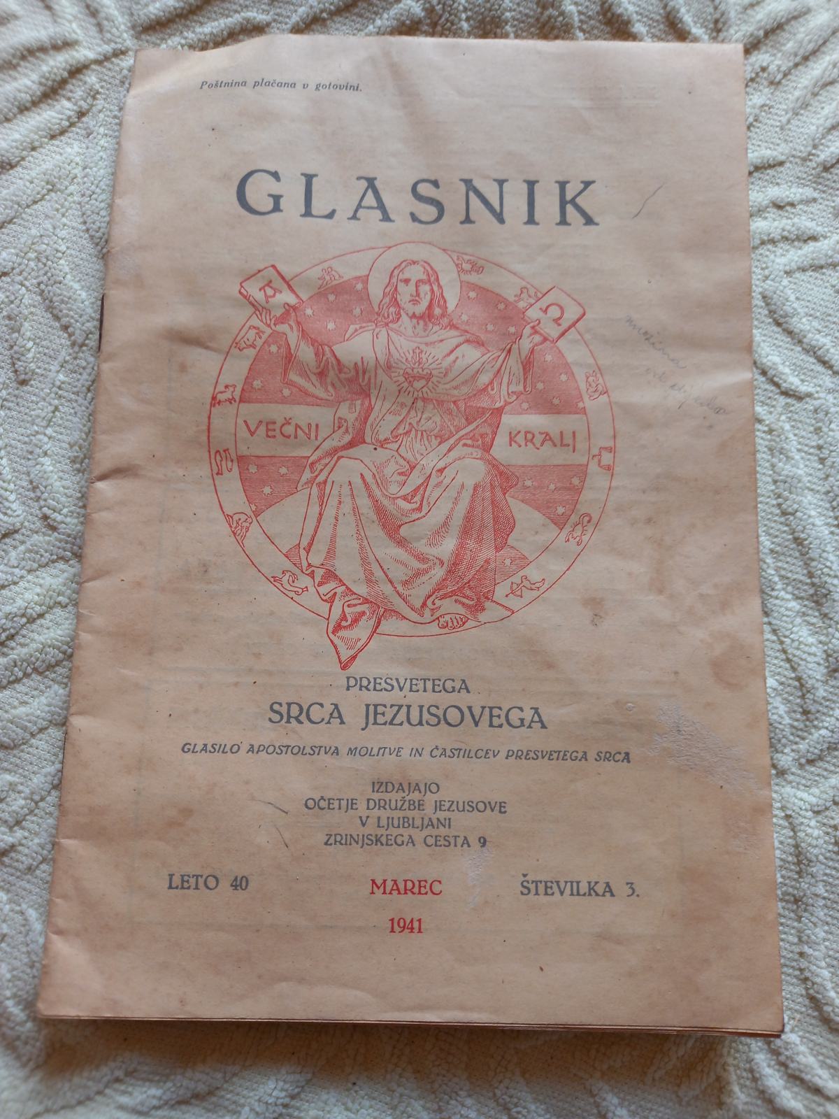 Revija Glasnik iz leta 1941 /31/