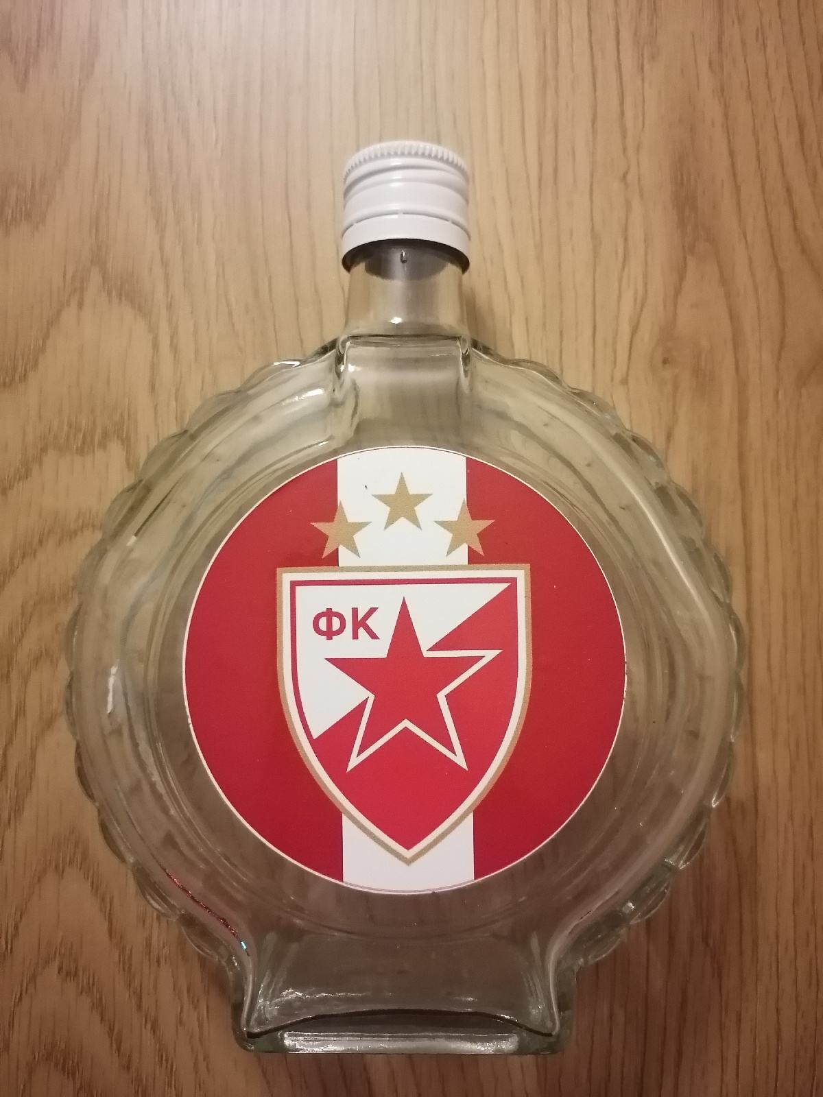 Steklenica za žganje FK CRVENA ZVEZDA