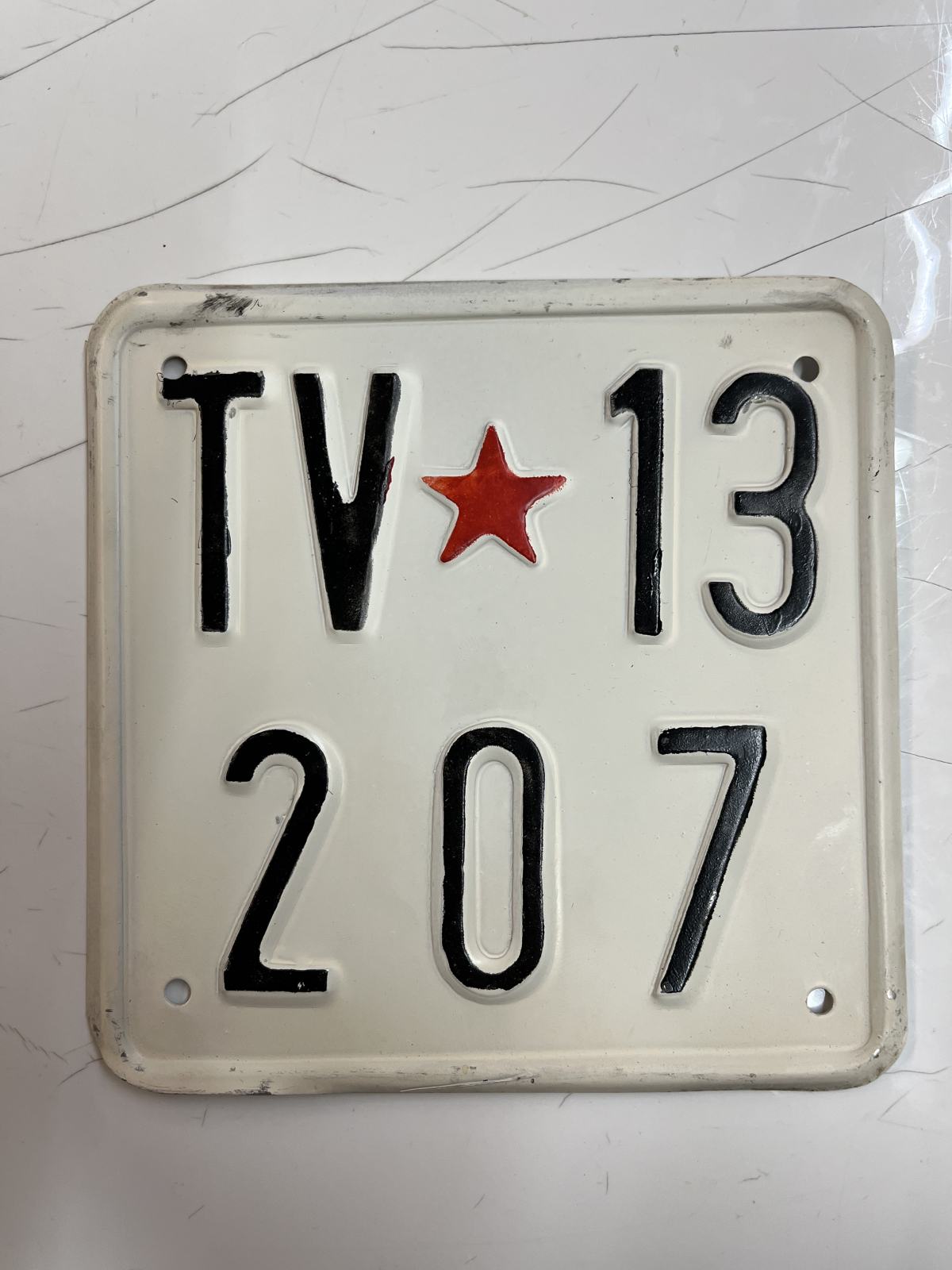 Tablica TV Titov Veles Jugoslavija Makedonija