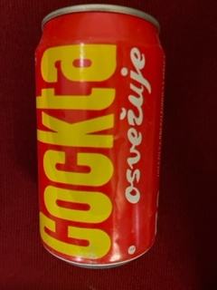vintage pločevinka Cockta