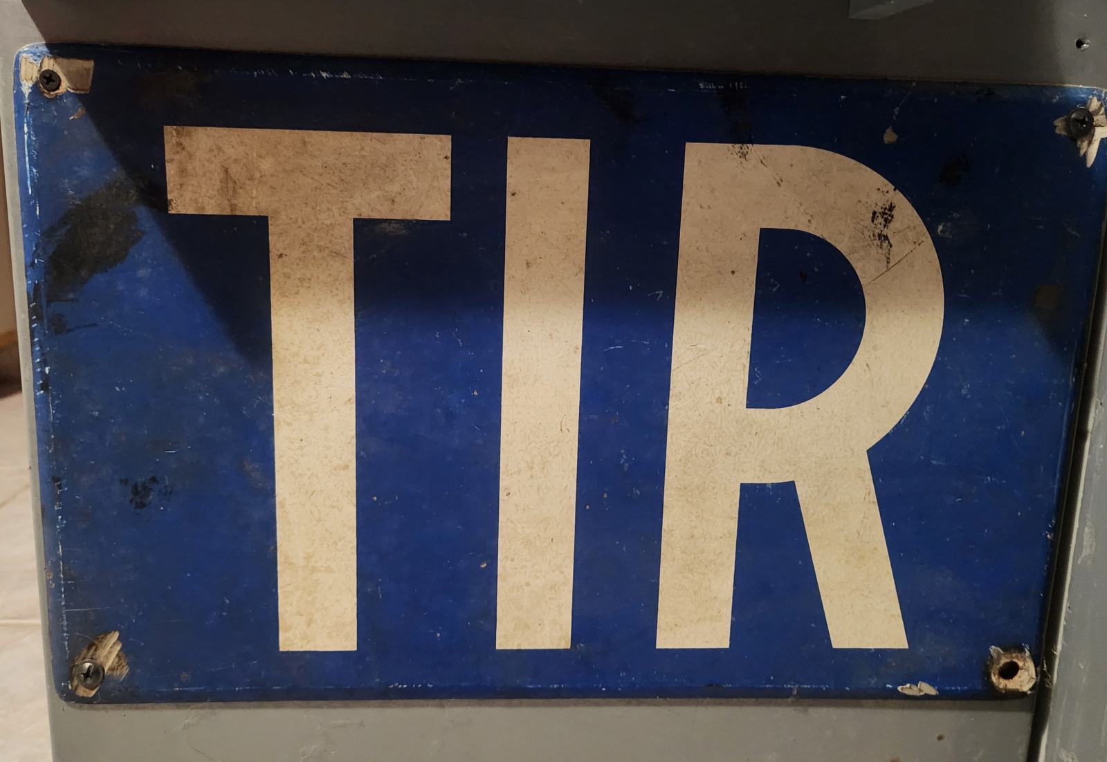 VINTAGE TABLA,TABLICA - TIR