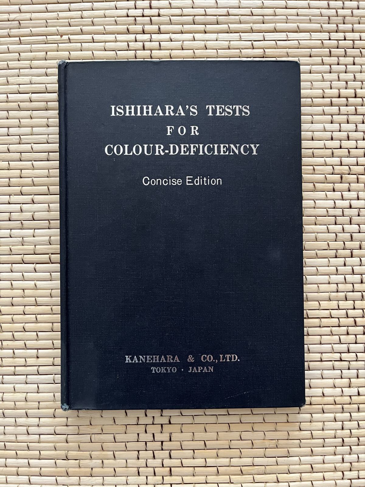 Ishihara test for colour-deficiency