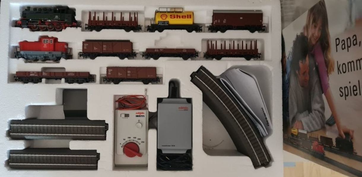 Marklin start set vlak 29852 1:87 digital 2 lokomotivi 8 vagonov