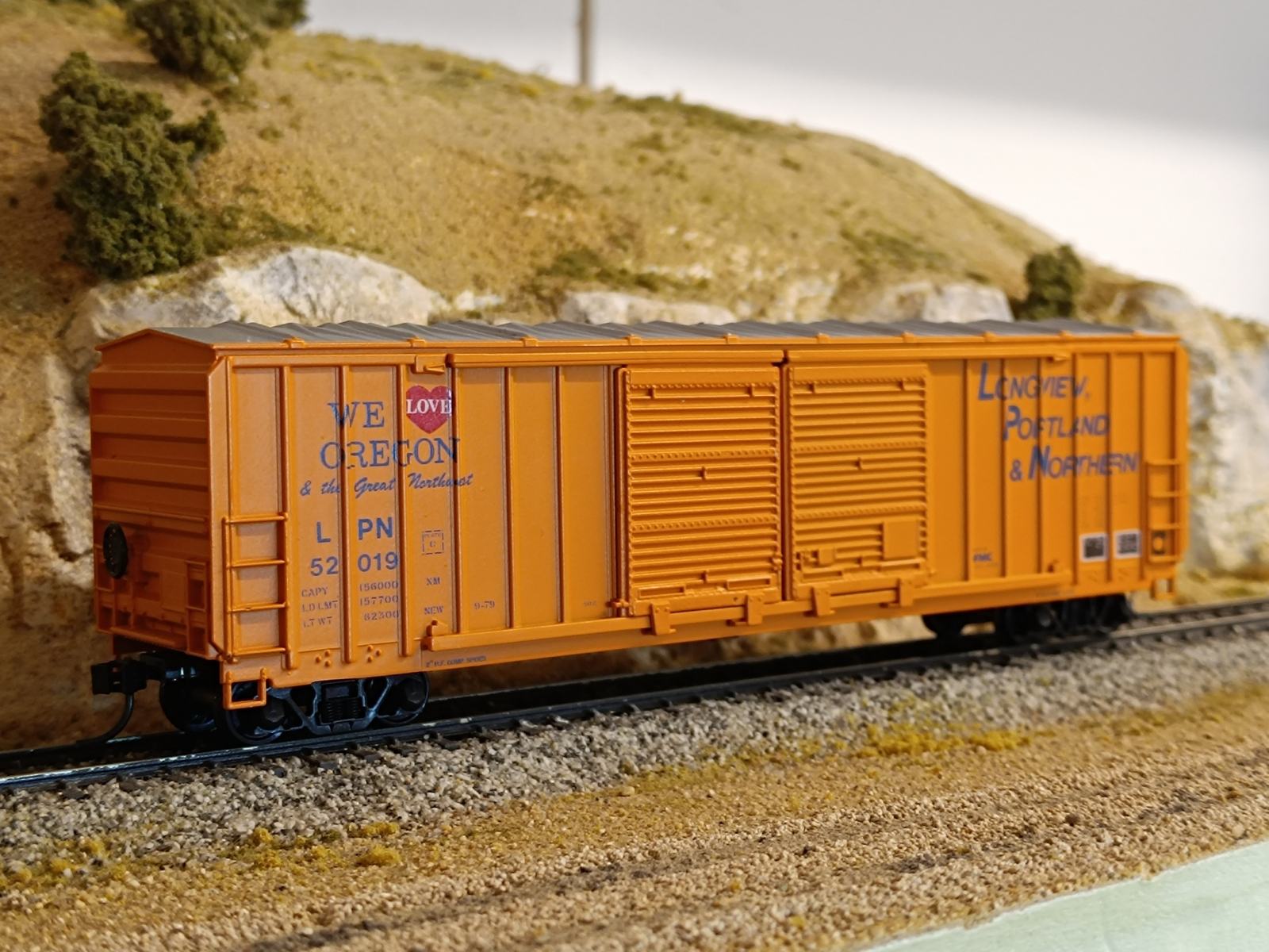 USA ATHEARN 50 box tovorni vagon Longview Portland Northern