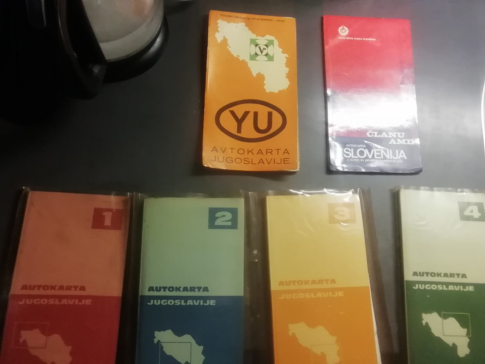 AVTOKARTA JUGOSLAVIJE IN SLOVEINJE CENA 15 EUR