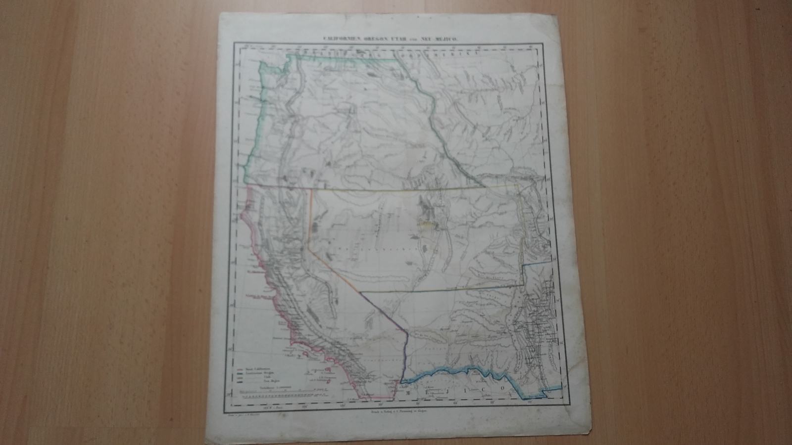 C.Flemming in Glogau.Californien,Oregon,Utah und Neu Mejico/New Mexico