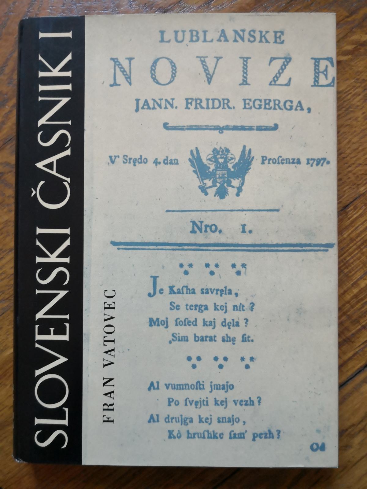 Slovenski časnik I (1557 - 1843) - Dr. Fran Vatovec