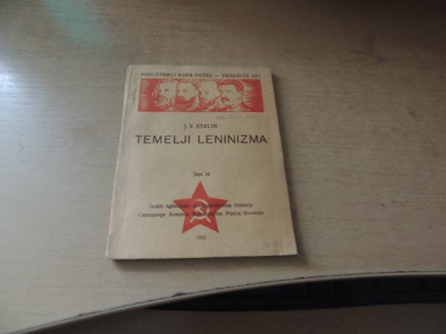 TEMELJI LENINIZMA J. V. STALIN AGITACIJSKO-PROIPAGANDISTIČNA KOMISIJA