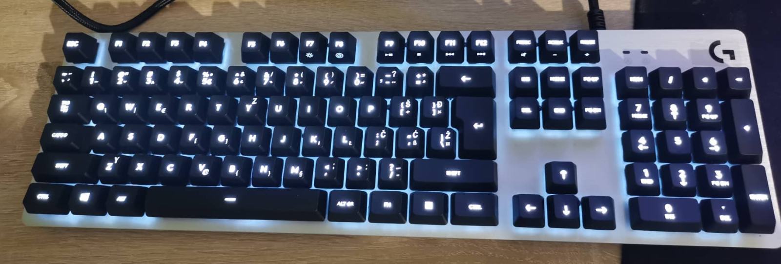 Gaming Tipkovnica Logitech G413 Silver