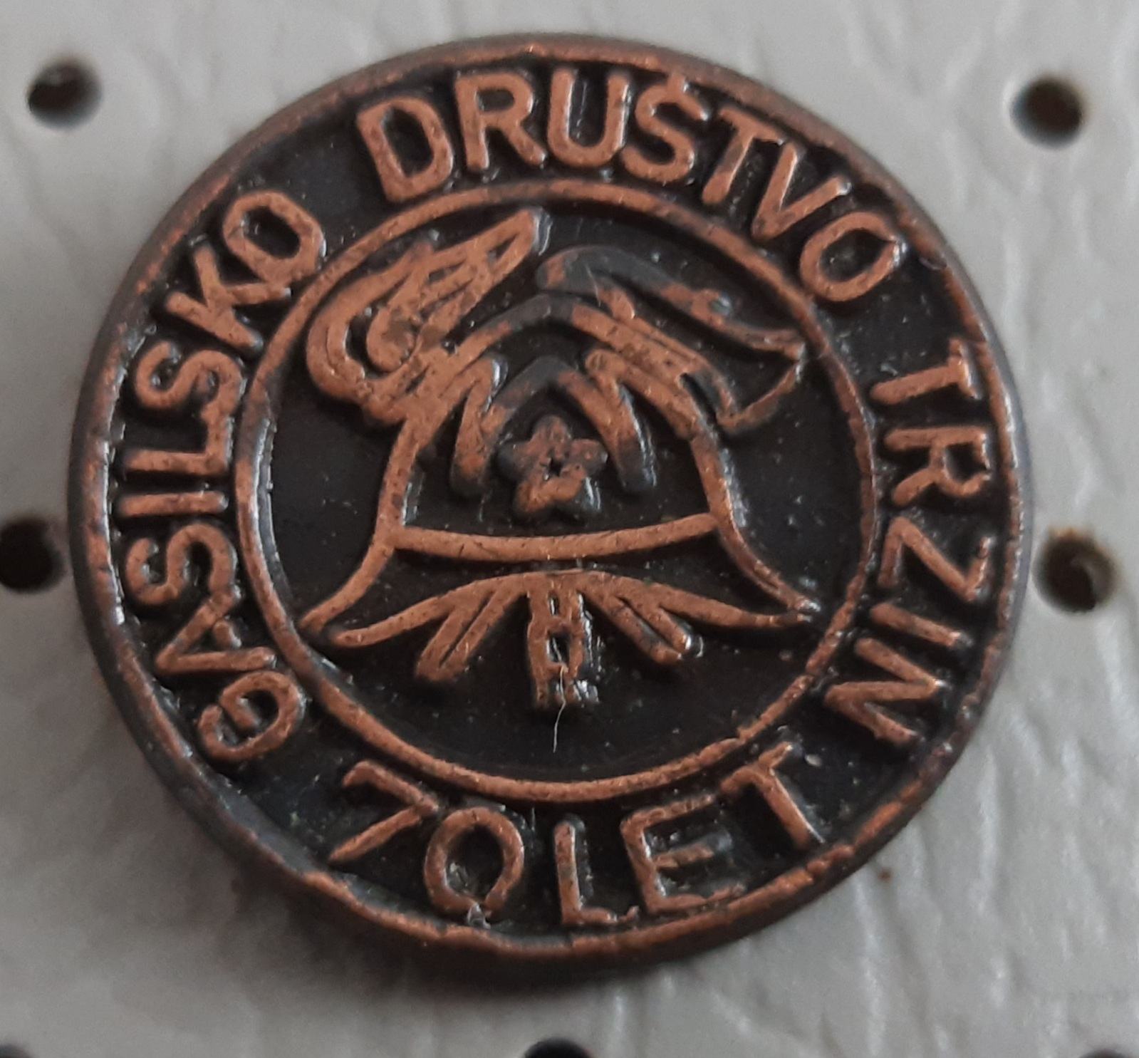 Gasilska značka GD Trzin 70 let