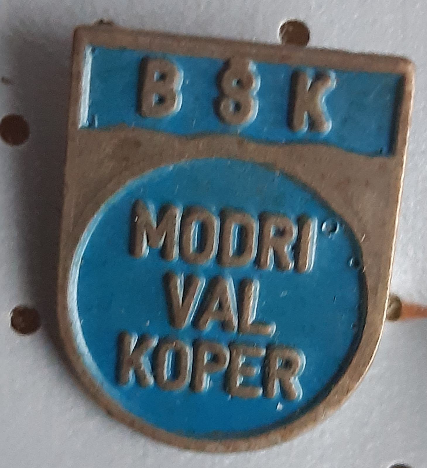 Značka Balinarski klub BŠK Modri Val Koper