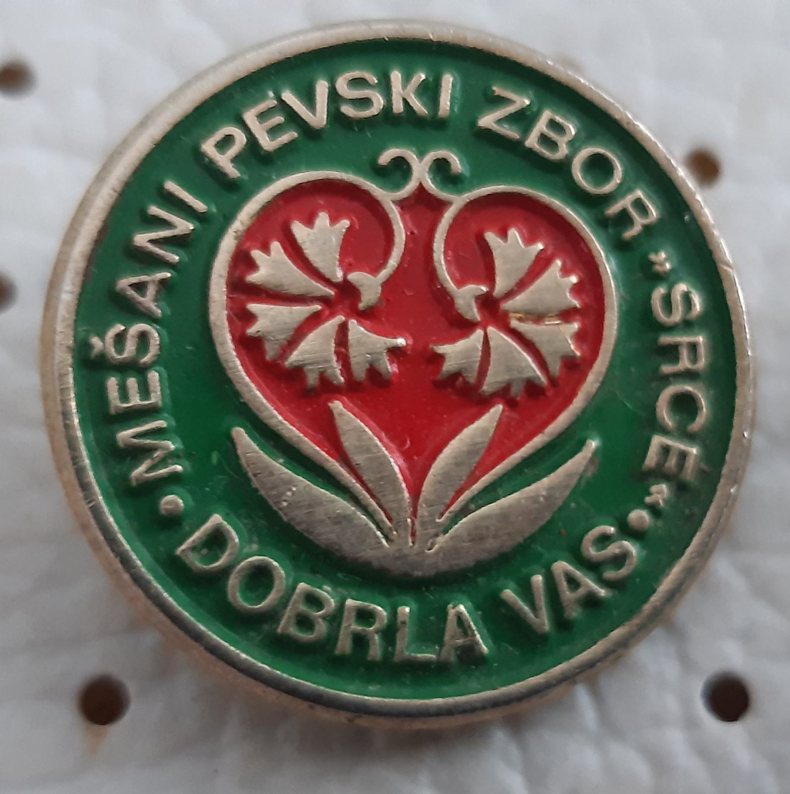 Značka Mešani pevski zbor Srce Dobrla vas (1)