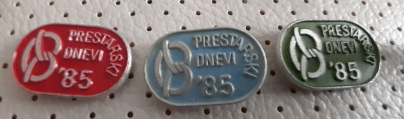 Značke Pustni festival PRESTA Črnomelj 1985 III.