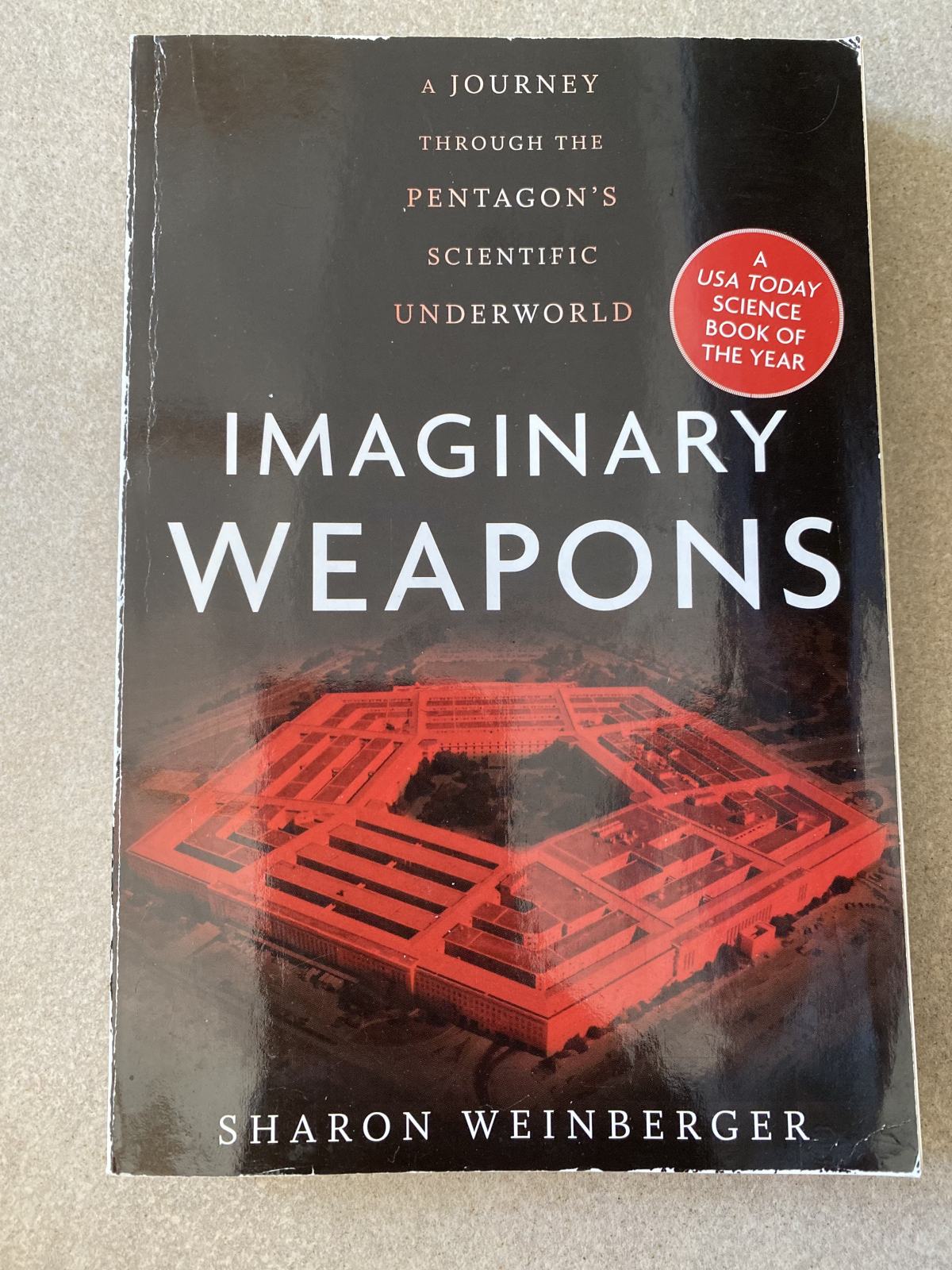 IMAGINARY WEAPONS, Sharon Weinberger (angleščina) - kot NOVO