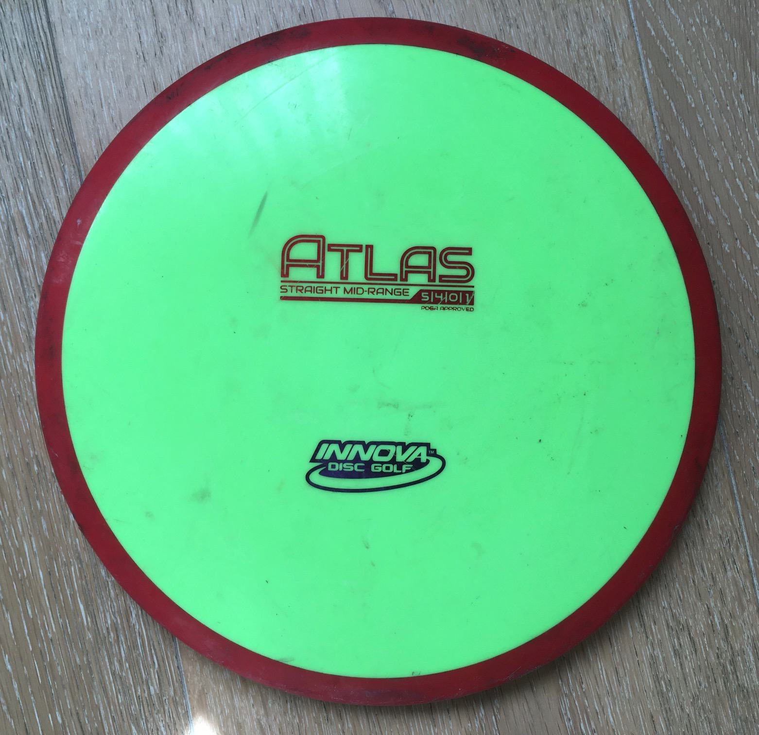 Disc Golf frizbi - INNOVA Atlas straight mid-range