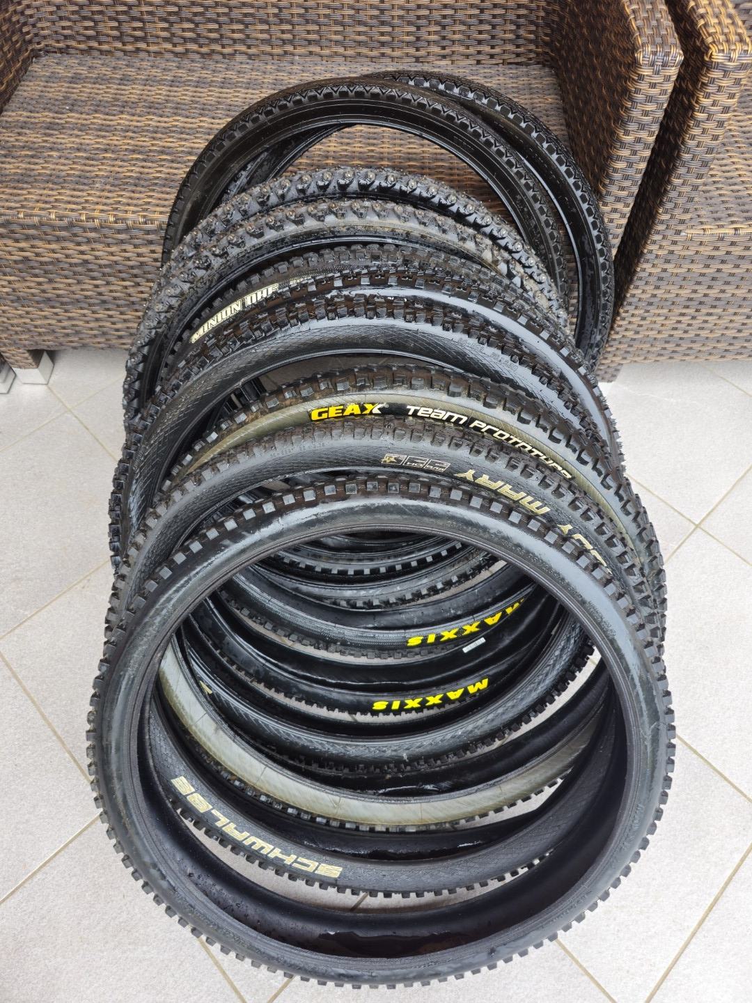 Plašči 26 col - MAXXIS, SCHWALBE, GEAX, BONTRAGER + ježevke