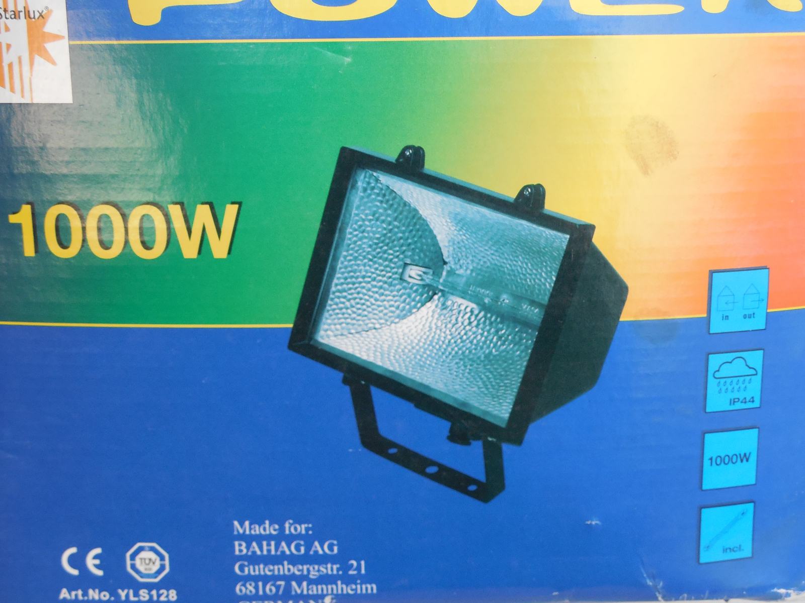 PRODAM NOV NERABLJEN REFLEKTOR 1000 W