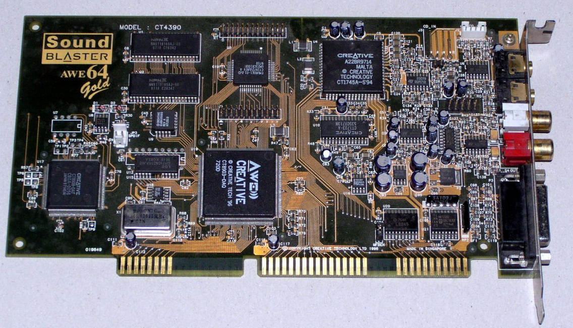 Creative Labs AWE64 GOLD CT4390 ISA